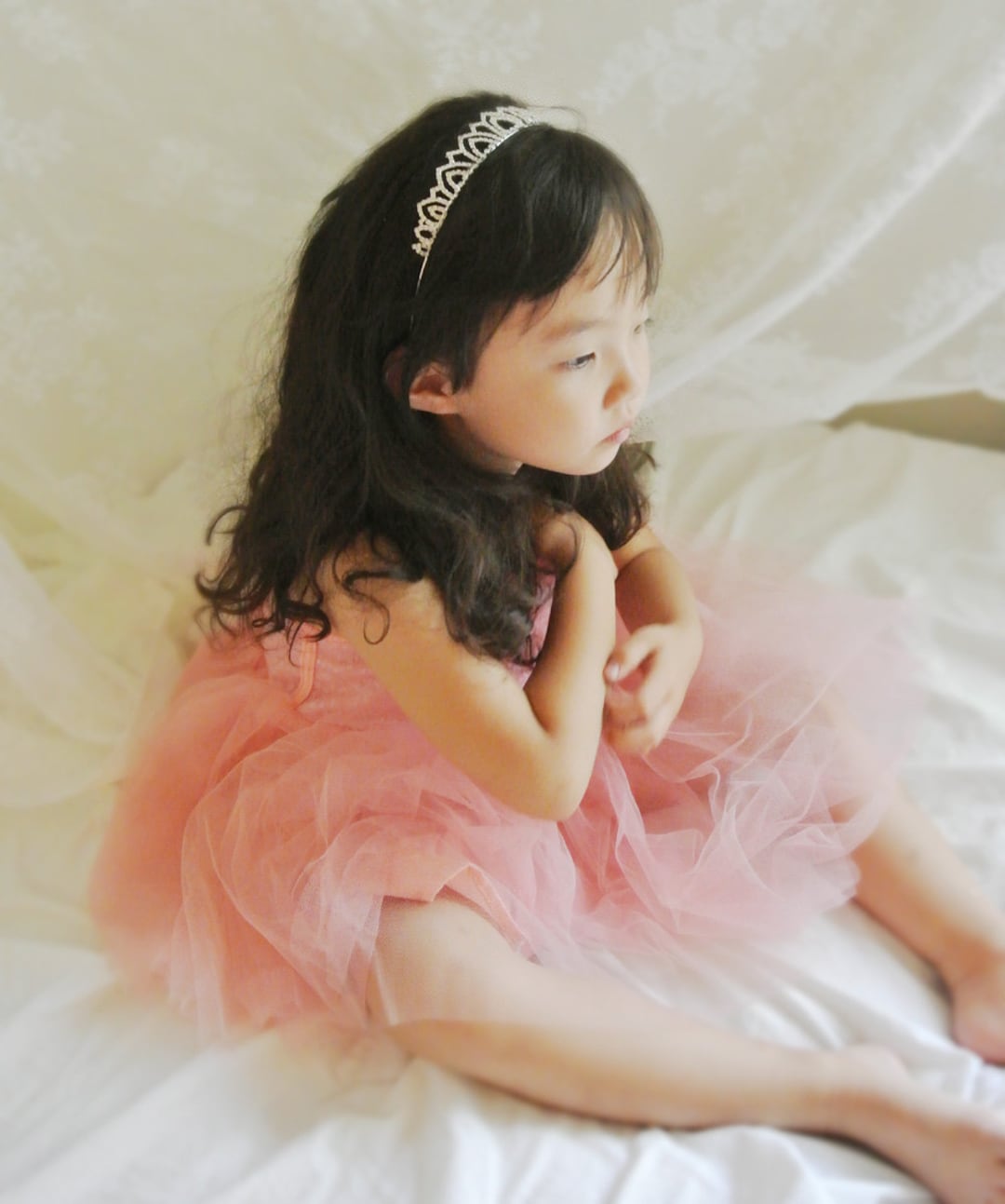 The Grace :6T Size Pink Glitter Sparkle Twinkling Dress With - Etsy