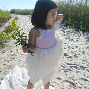 The Helen :2T Size White Pink Lace Tutu Pearl Necklace Dress - Etsy