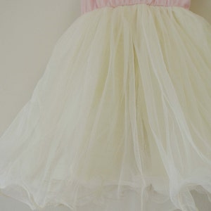 The Helen :2T Size White Pink Lace Tutu Pearl Necklace Dress - Etsy