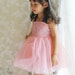 The Grace :6T Size Pink Glitter Sparkle Twinkling Dress With - Etsy