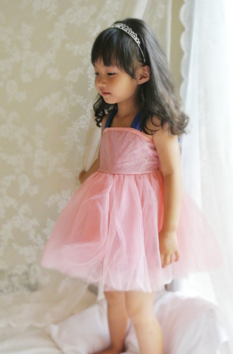 The Grace :6T Size Pink Glitter Sparkle Twinkling Dress With - Etsy