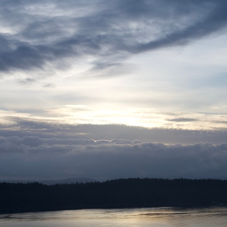 Salish Sea Dallasite Beach Stone Sterling Silver Necklace BC Canada - Etsy