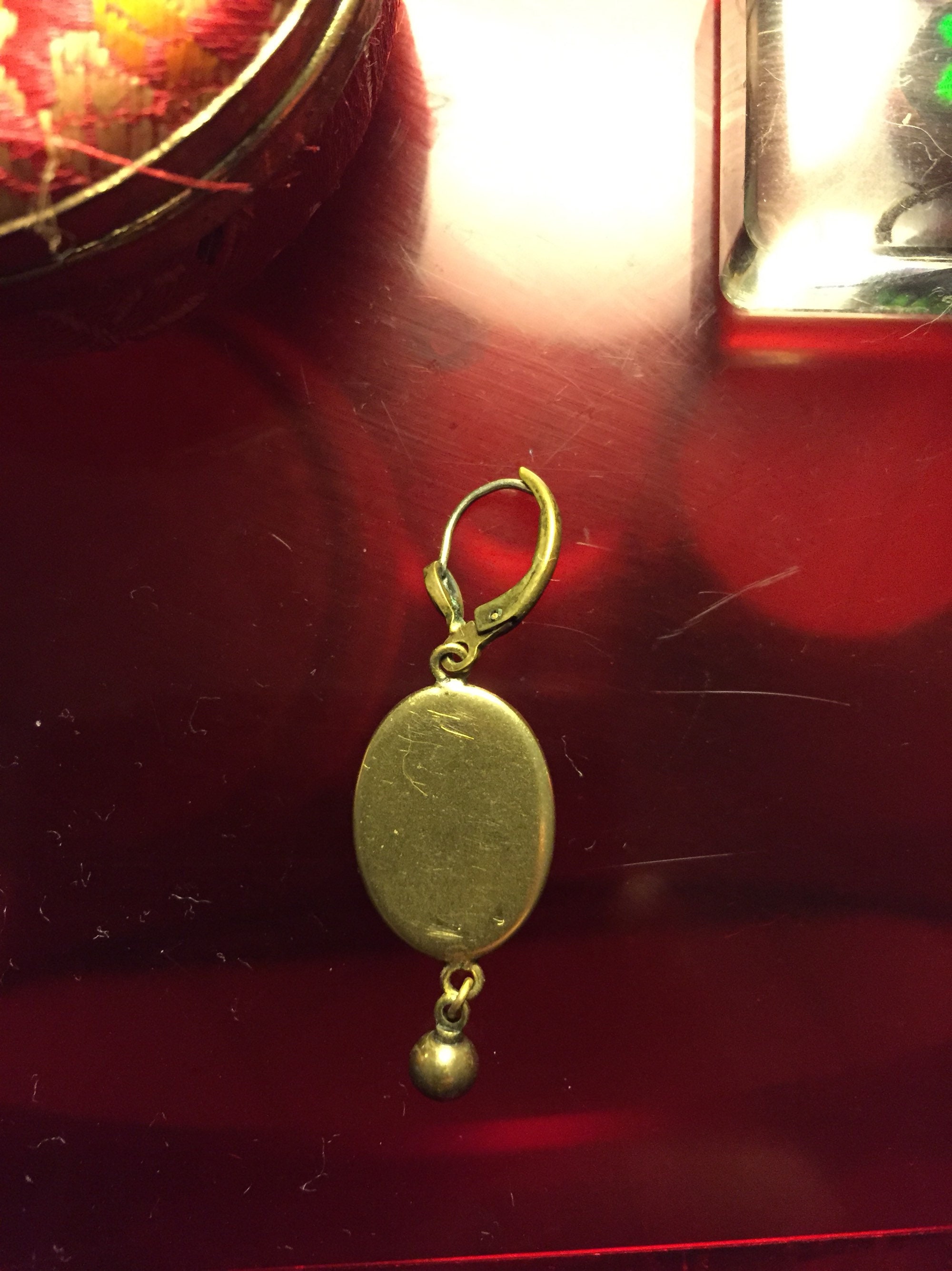 Vintage earrings-vintage fashion-retro look-camafeo | Etsy