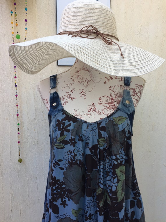 Vinta blue jumpsuit-vintage denim overall-vintage ski… - Gem