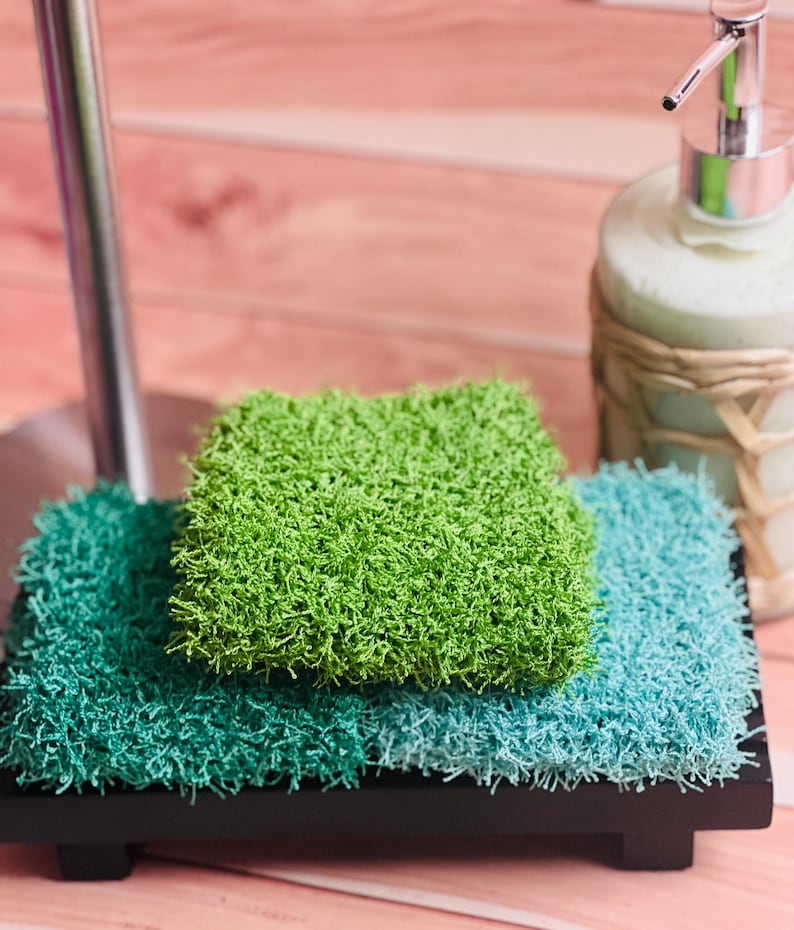 Handmade Scrubby Dishcloth : Reusable Exfoliating Spa Cloth - Etsy