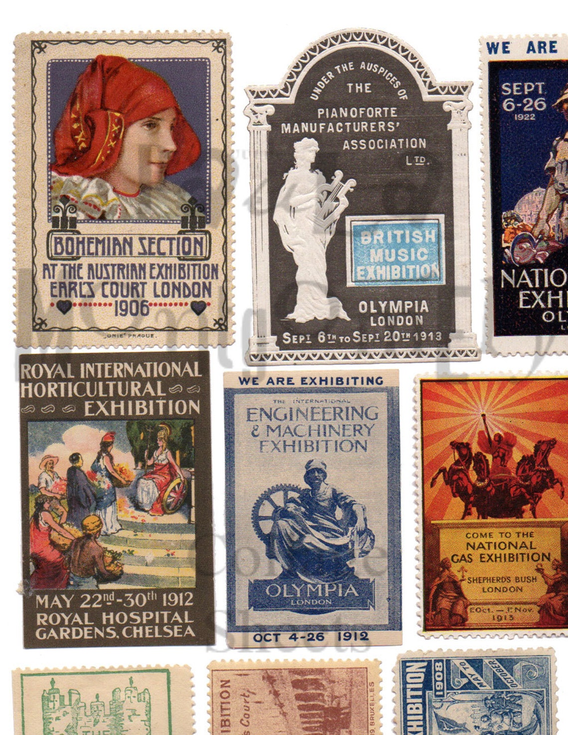 British England United Kingdom Stuff Number 2 Digital Download Collage ...