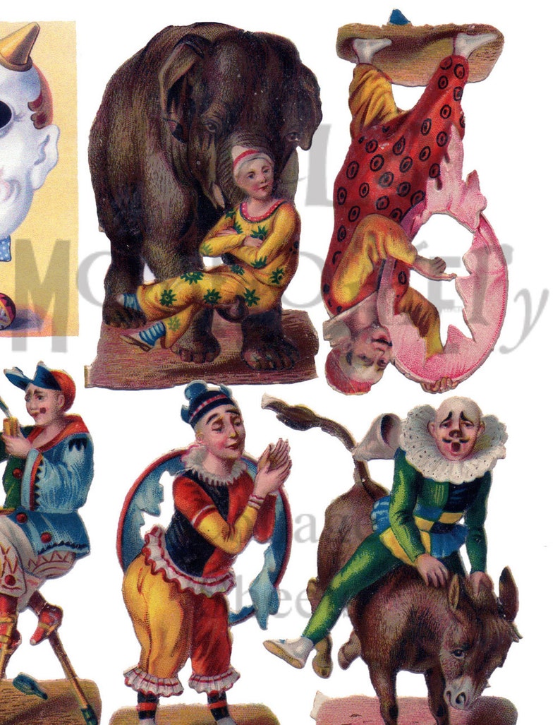 Circus Stuff #4 Digital Download Collage Sheet - Etsy