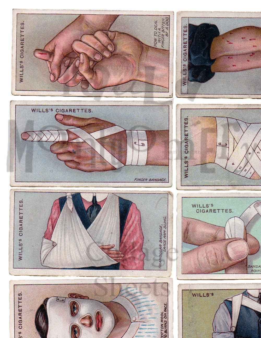 First Aid Number 1 Digital Download Collage Sheet | Etsy