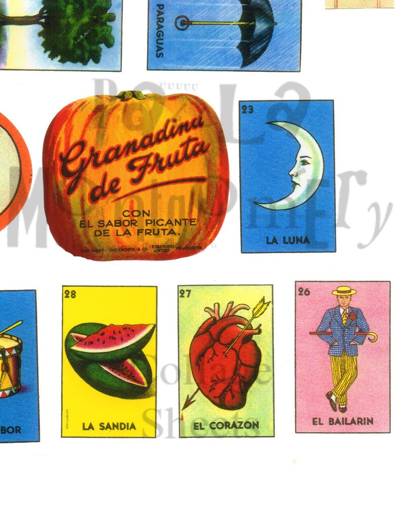 Latin American Stuff Digital Download Collage Sheet - Etsy