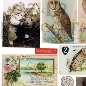 Halloween Stuff Number 7 Digital Download Collage Sheet - Etsy