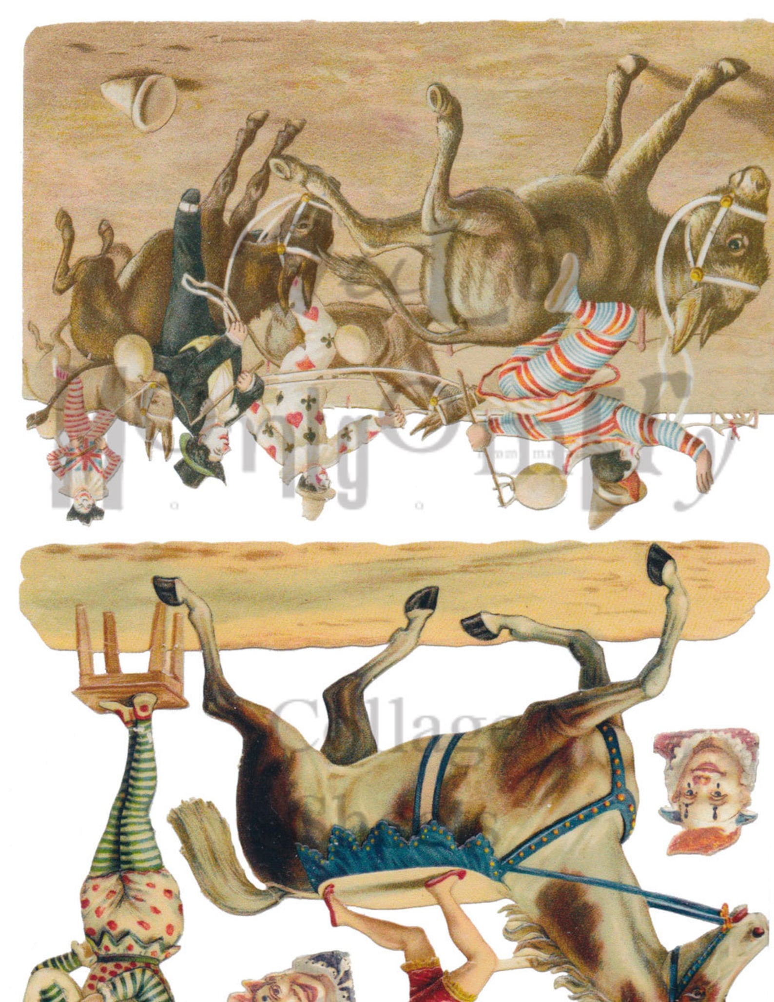 Circus Stuff #3 Digital Download Collage Sheet - Etsy