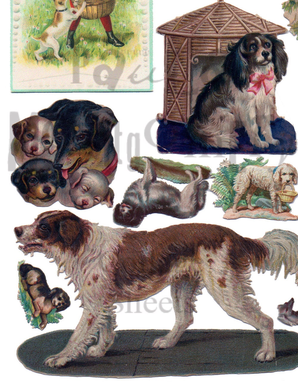 Dogs Number 2 Digital Download Collage Sheet - Etsy