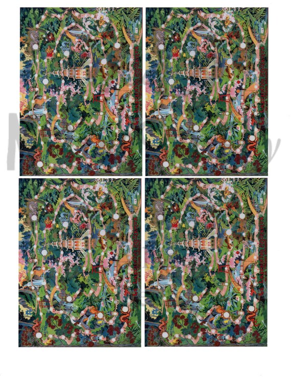 Labyrinth French Game Digital Download Collage Sheet | Etsy