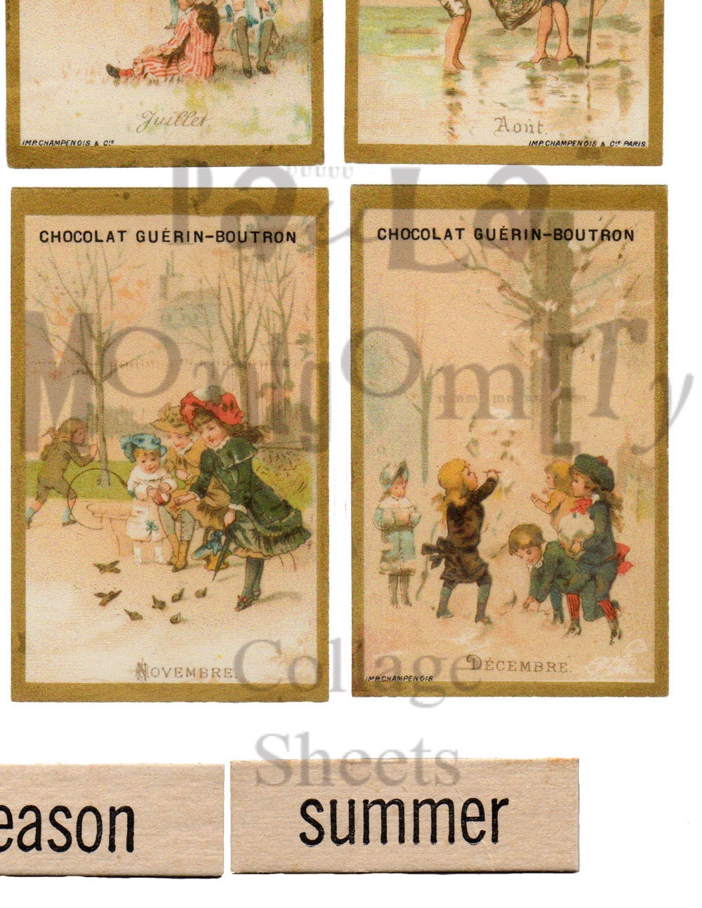 The 12 Months Number 1 Digital Download Collage Sheet - Etsy