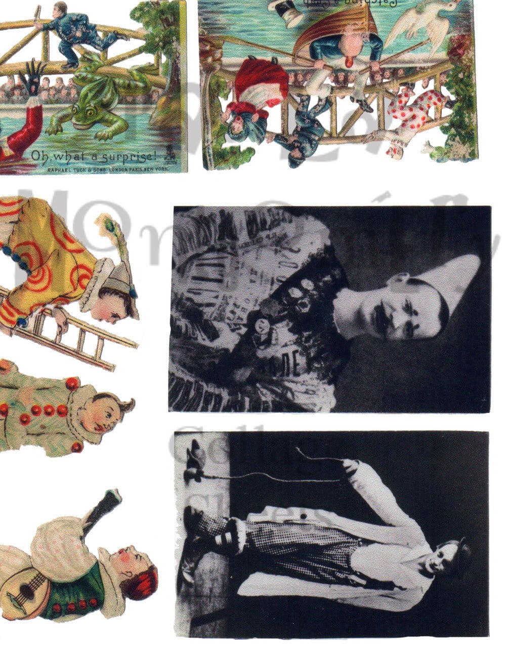Circus Stuff #1 Digital Download Collage Sheet - Etsy