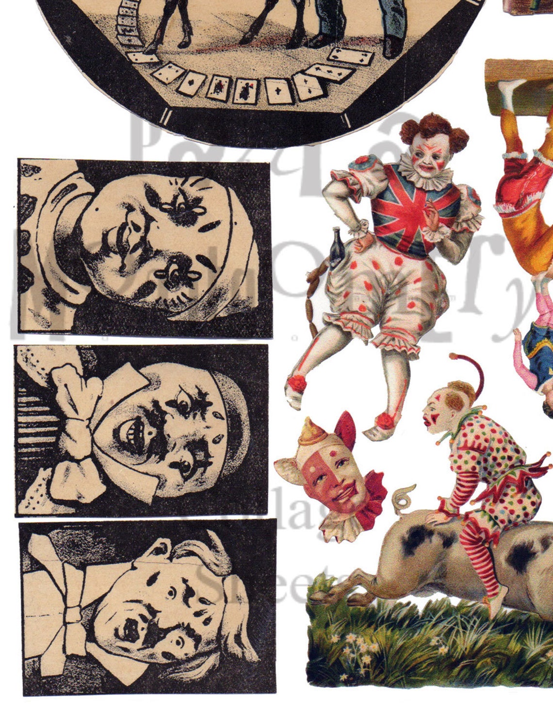 Circus Stuff #4 Digital Download Collage Sheet - Etsy