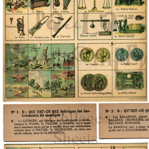 French Game #1 Digital Download Collage Sheet - Etsy