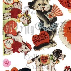 Valentine Stuff Number 9 Digital Download Collage Sheet - Etsy