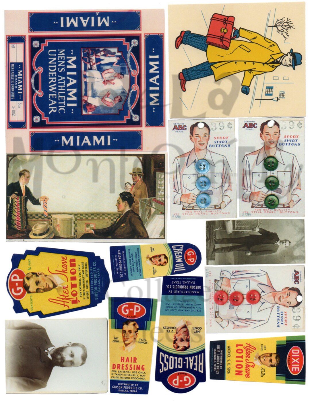 Men's Stuff Number 2 Digital Download Collage Sheet - Etsy