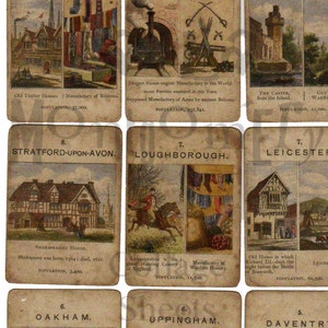 British Counties Card Game Number 2 Digital Download Collage Sheet - Etsy