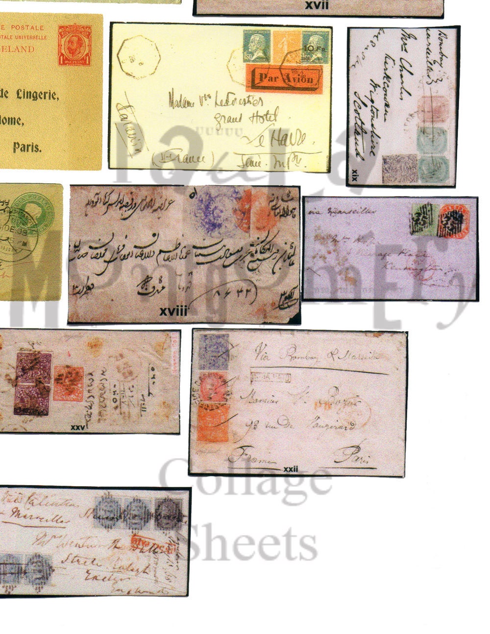 Tiny Envelopes Number 2 Digital Download Collage Sheet - Etsy