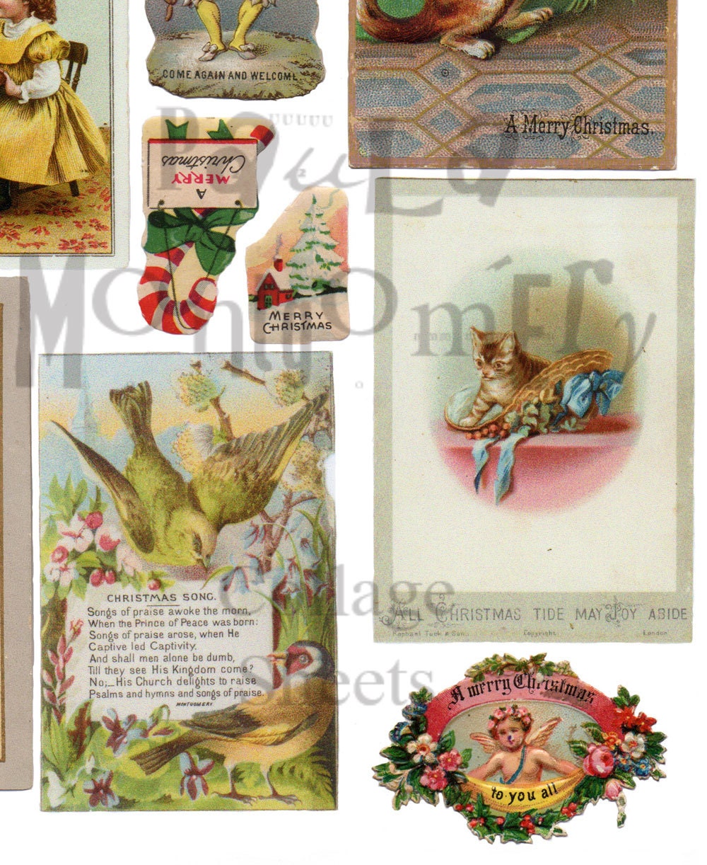 Christmas Stuff Number 10 Digital Download Collage Sheet - Etsy