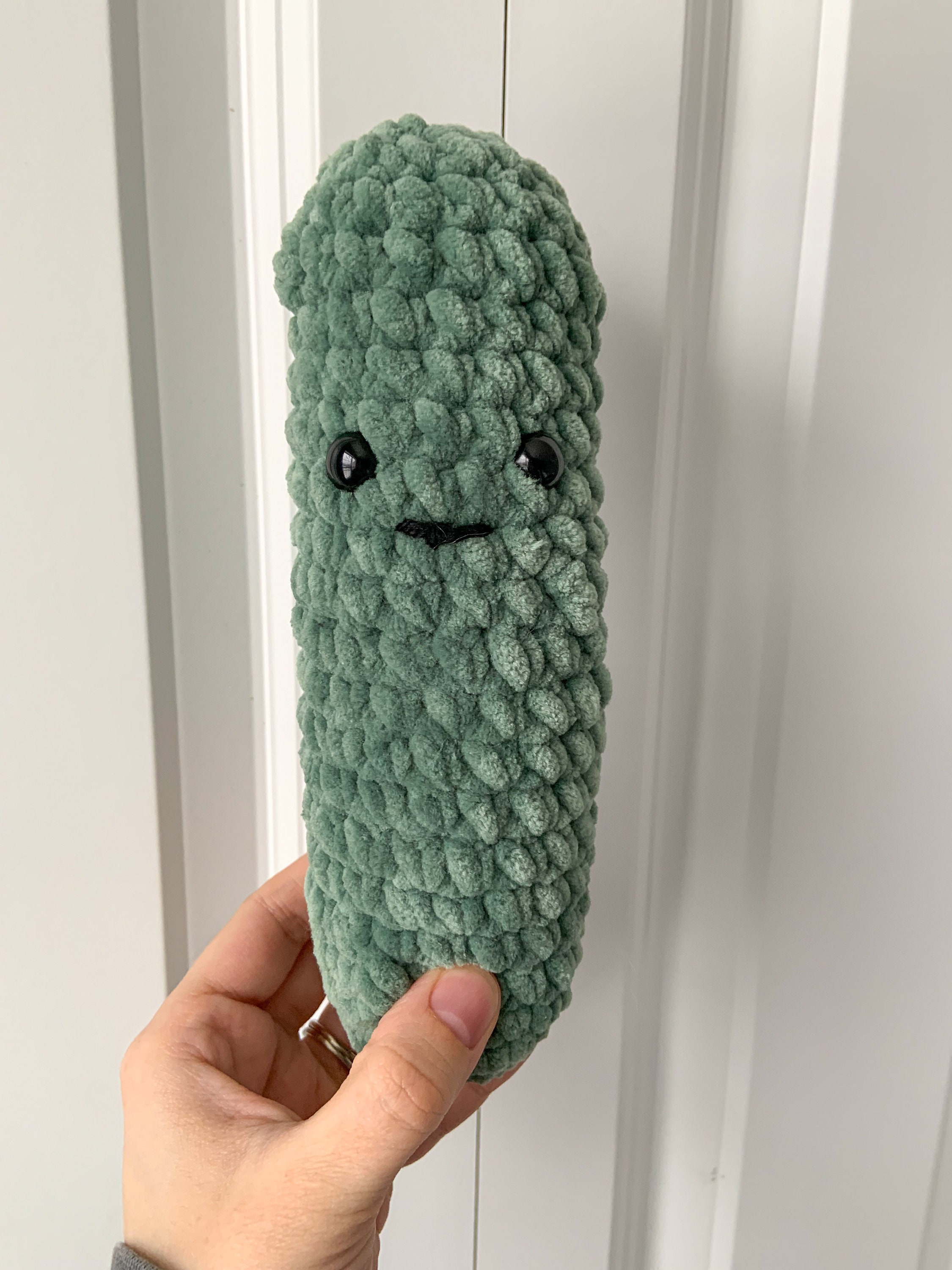 Emotional Support Pickle Stuffed Toy Plushie Amigurumi Crochet - Etsy