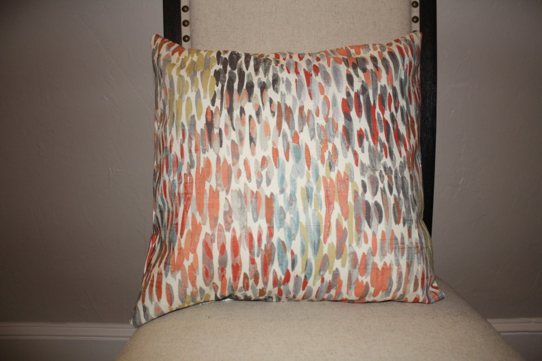 Home Decor Kelly Ripa Fabrc Make It Rain Nectar 12x16 16x16 - Etsy