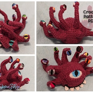 Ivan the Beholder | Crochet Amigurumi | Pattern PDF | Monster - Etsy