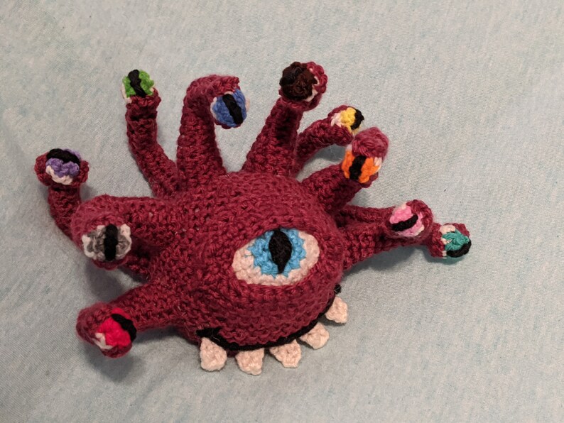 Ivan the Beholder Crochet Amigurumi Pattern PDF Monster - Etsy