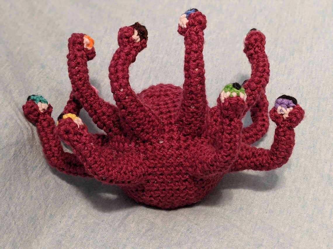 Ivan the Beholder Crochet Amigurumi Pattern PDF Monster - Etsy