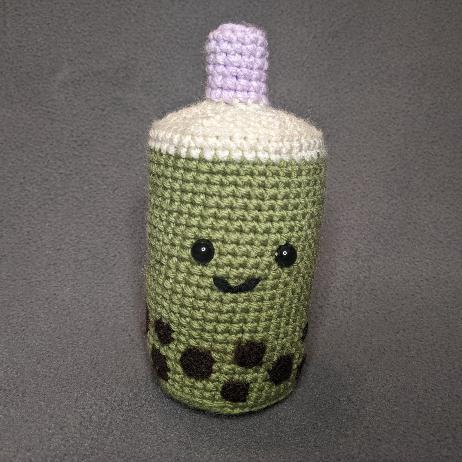 Bubbles the Boba Tea Cup Crochet Amigurumi Pattern PDF Food - Etsy