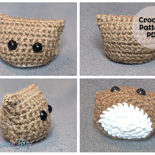 Blueberry the War Muffin Crochet Amigurumi Pattern PDF Food Creature - Etsy