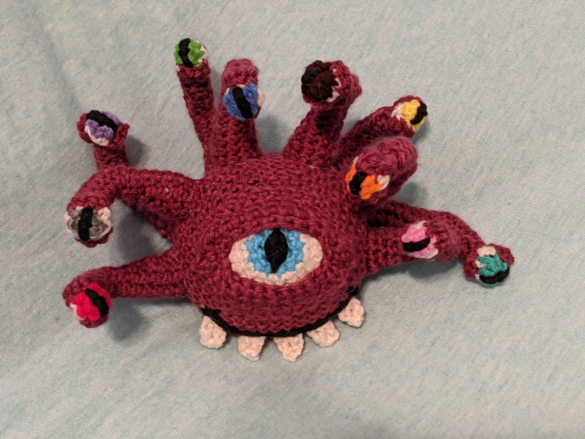 Ivan the Beholder Crochet Amigurumi Pattern PDF Monster - Etsy