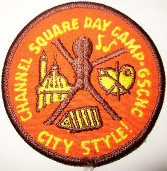 CLEARANCE Vintage Girl Scout Patch "Channel Square Da… - Gem