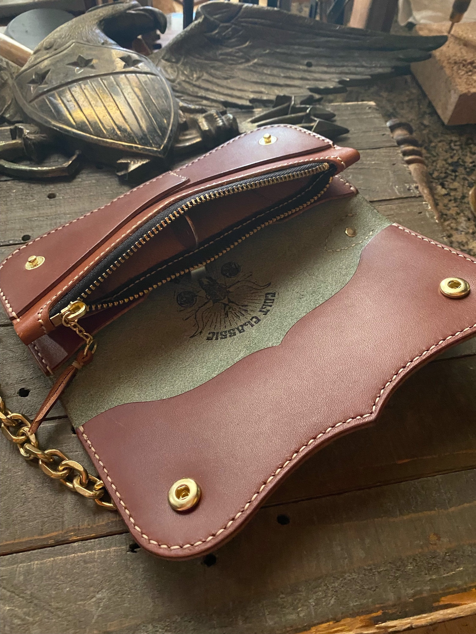 Handmade Trucker Biker Chain Wallet - Etsy