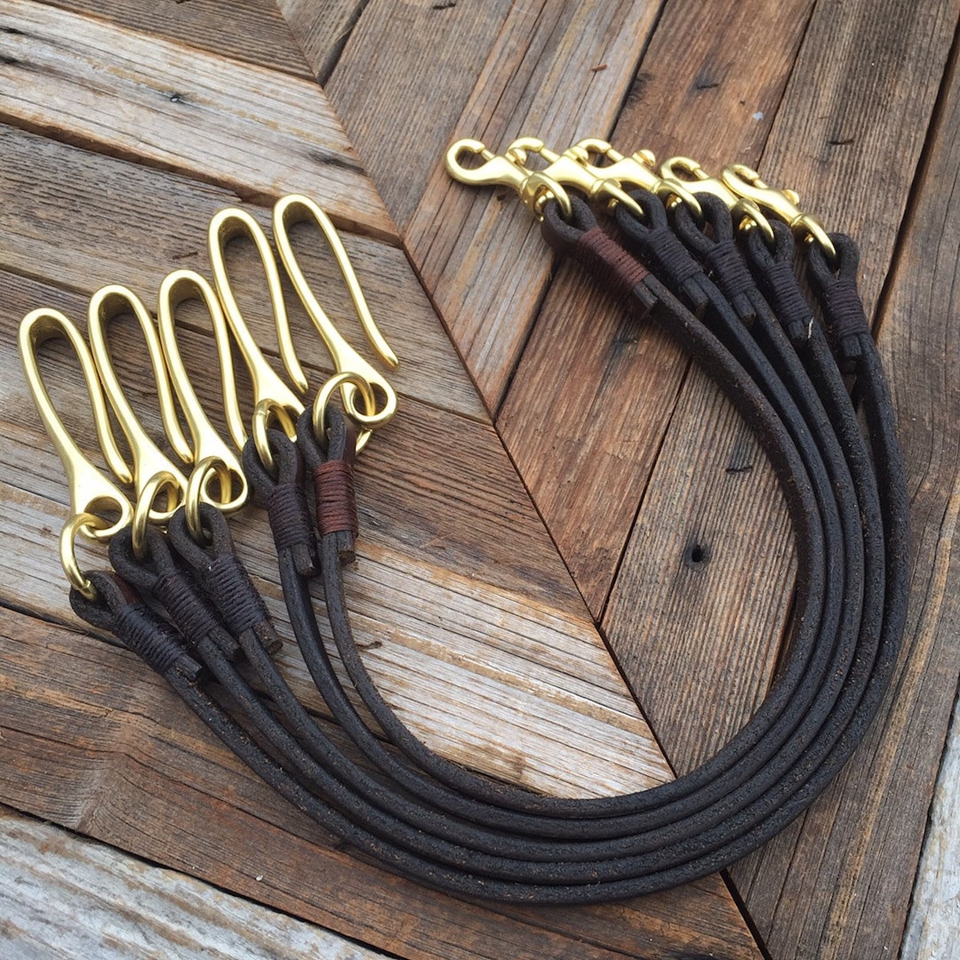 Leather Strap Wallet Chain - Etsy