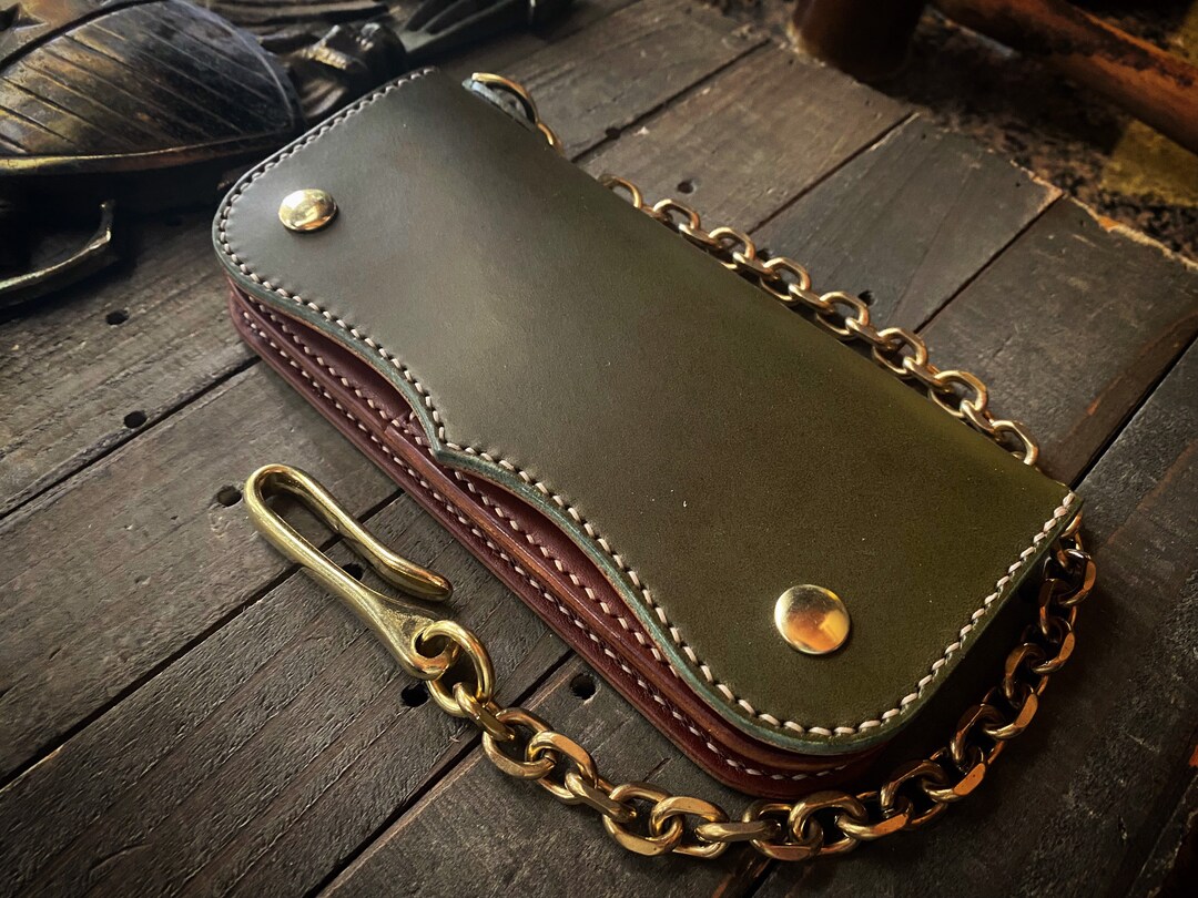 Handmade Trucker Biker Chain Wallet - Etsy