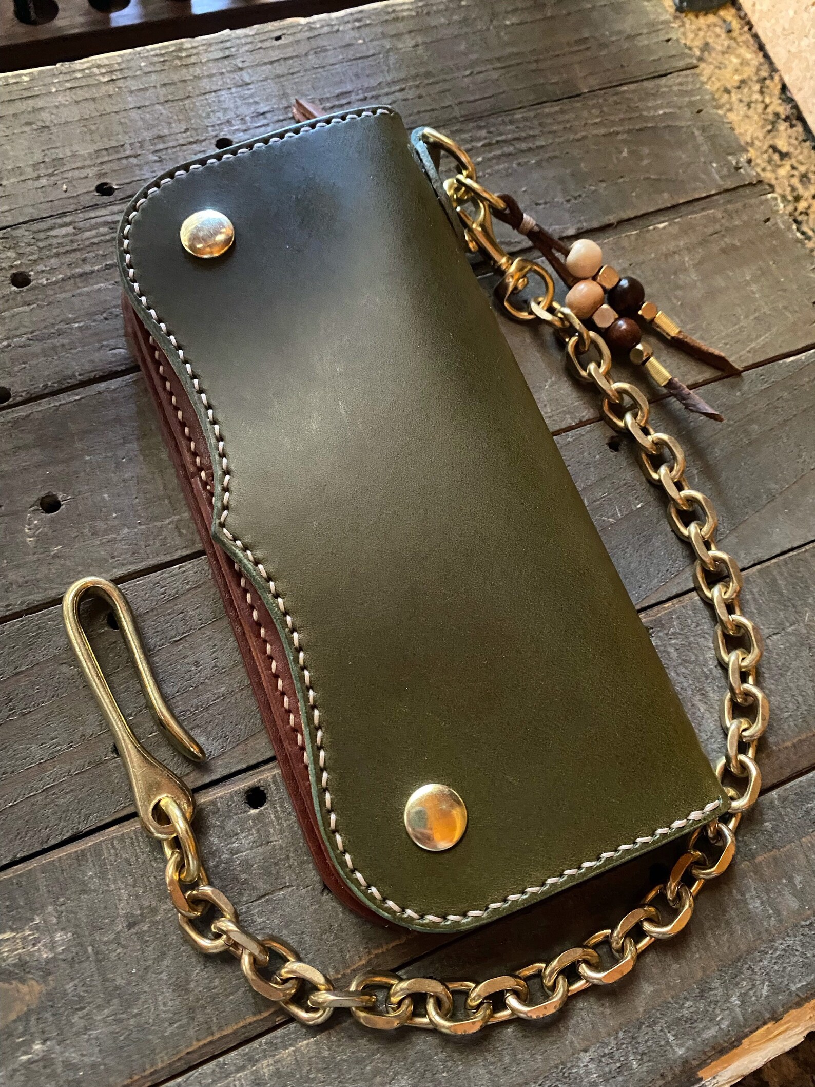 Handmade Trucker Biker Chain Wallet - Etsy