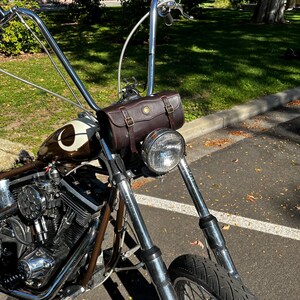 Motorcycle Chopper Tool Bag Saddle Bag Handlebar Bag - Etsy