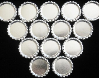 Silver bottle caps | Etsy