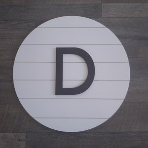 Monogram Door Hanger- Dimensional Monogram- Front Door Hanger- Initial ...