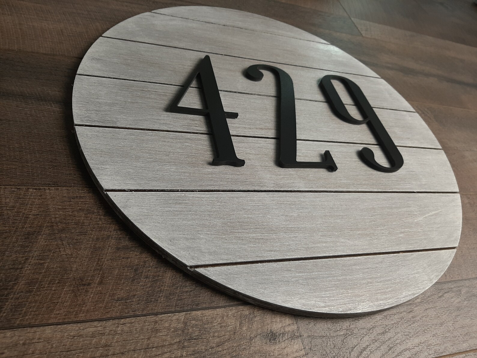 House Number House Address Door Hanger Monogram Hanger | Etsy