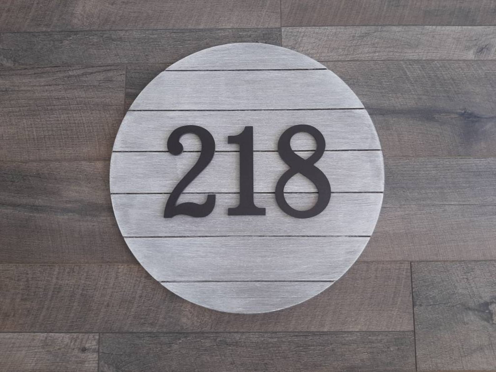 House Number House Address Door Hanger Monogram Hanger | Etsy