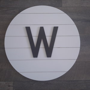 Monogram Door Hanger- Dimensional Monogram- Front Door Hanger- Initial ...