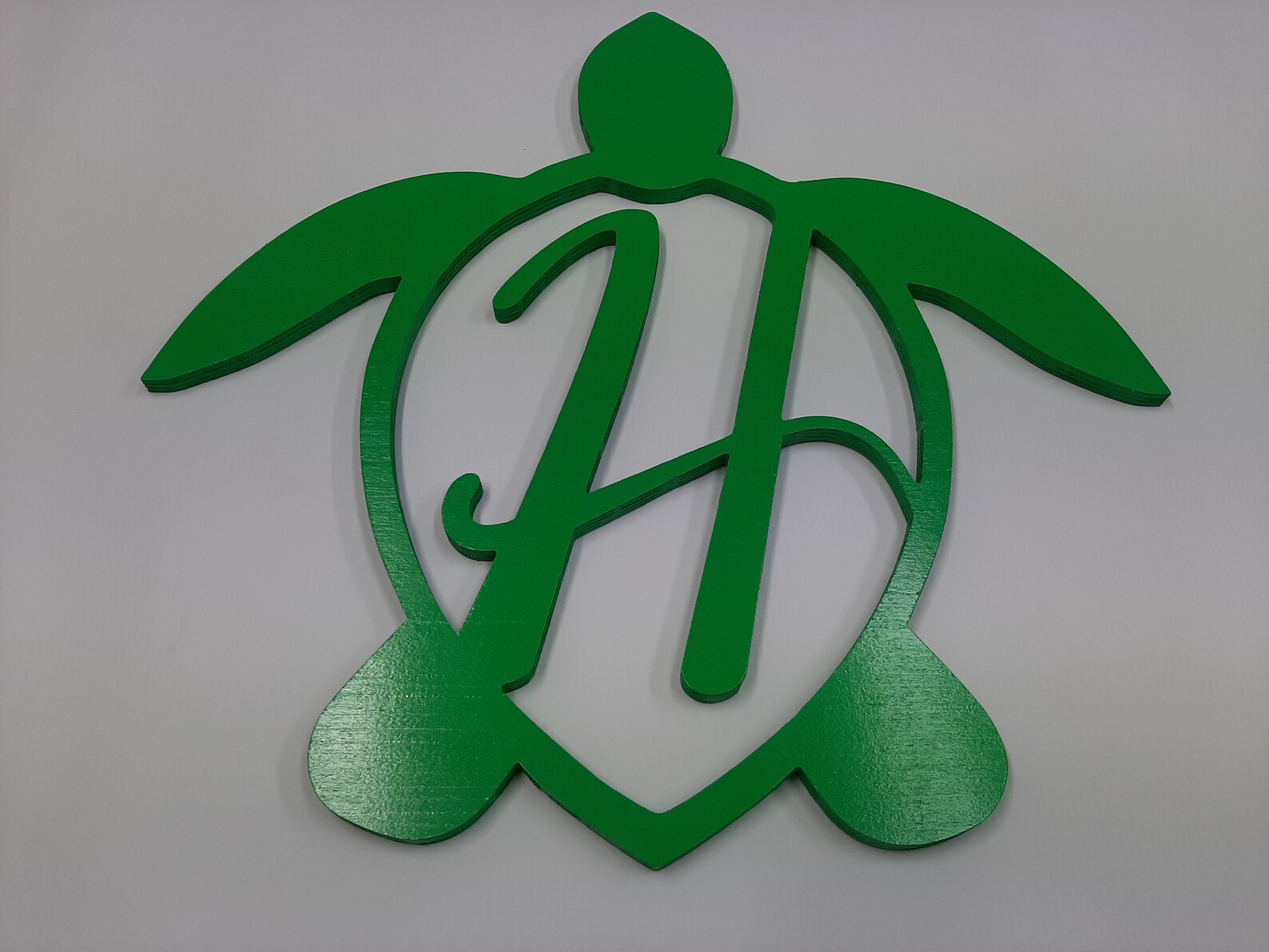 Turtle Monogram Last Name Initial Wooden Letter Front Door | Etsy