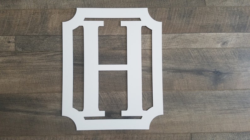 Last Name Monogram- Family Monogram- Initial Monogram- Metal Door ...