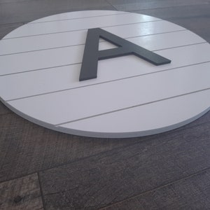 Monogram Door Hanger- Dimensional Monogram- Front Door Hanger- Initial ...