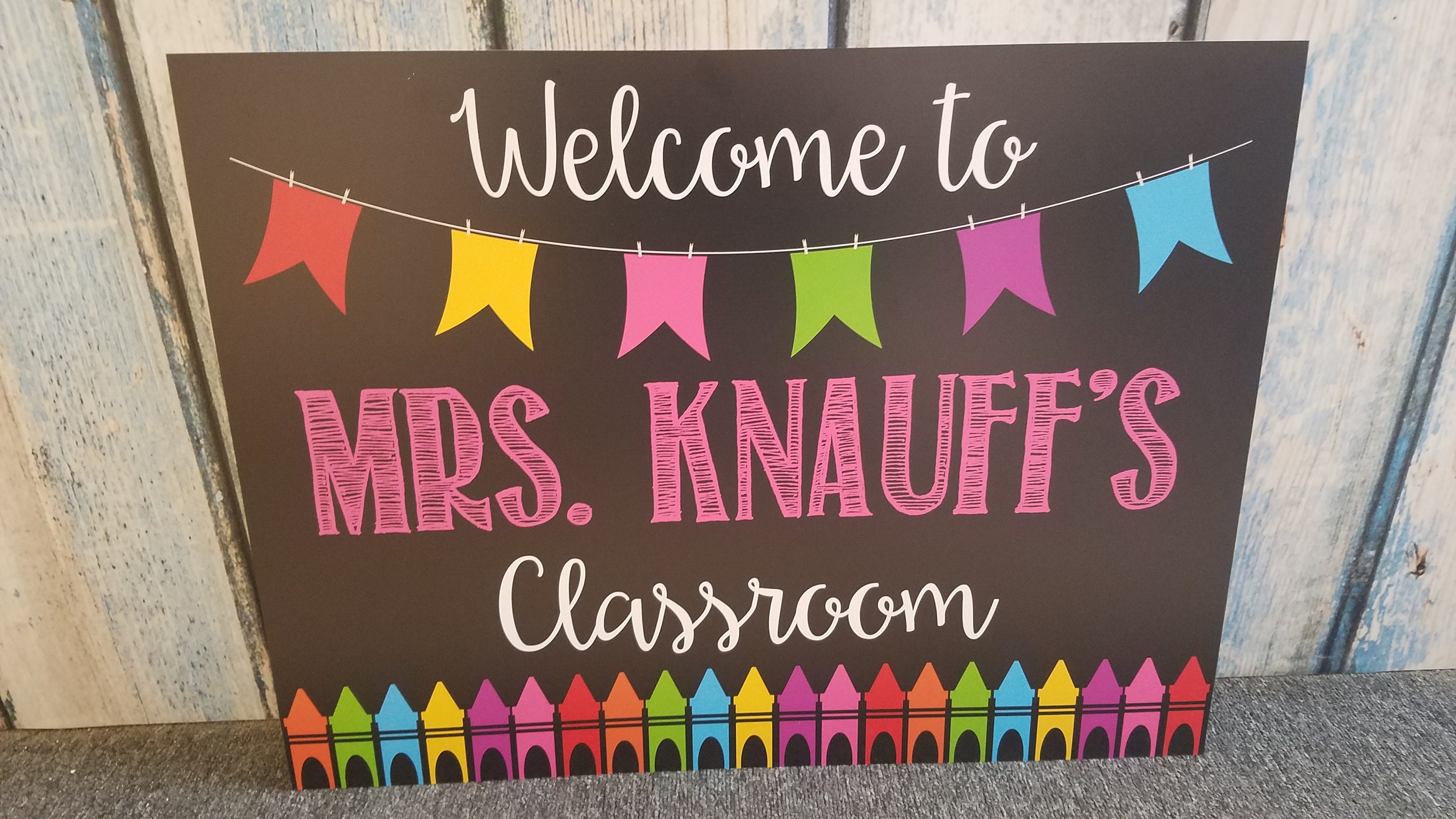Teacher Classroom Sign Classroom Sign School Sign K12 Back - Etsy