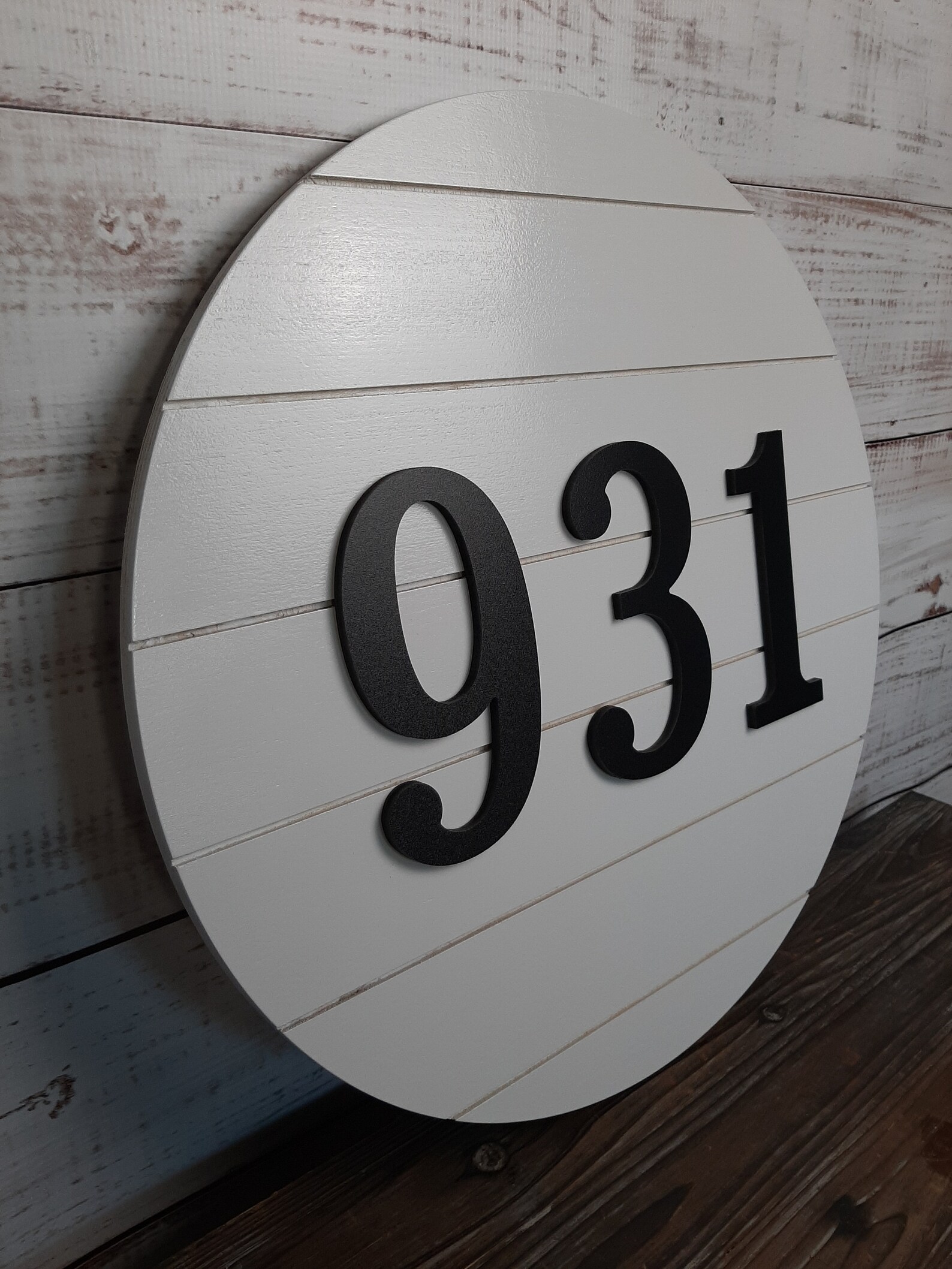 House Number House Address Door Hanger Monogram Hanger | Etsy